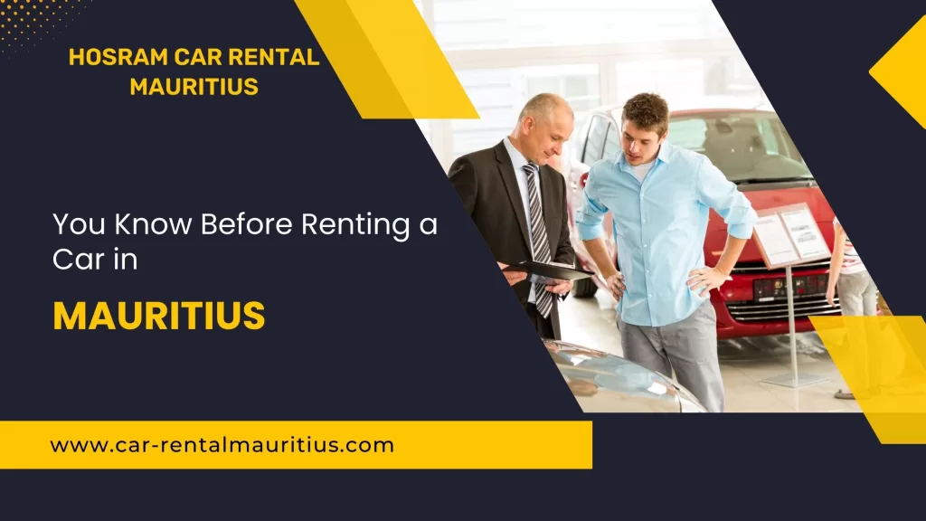 What Should You Know Before Renting A Car In Mauritius?
